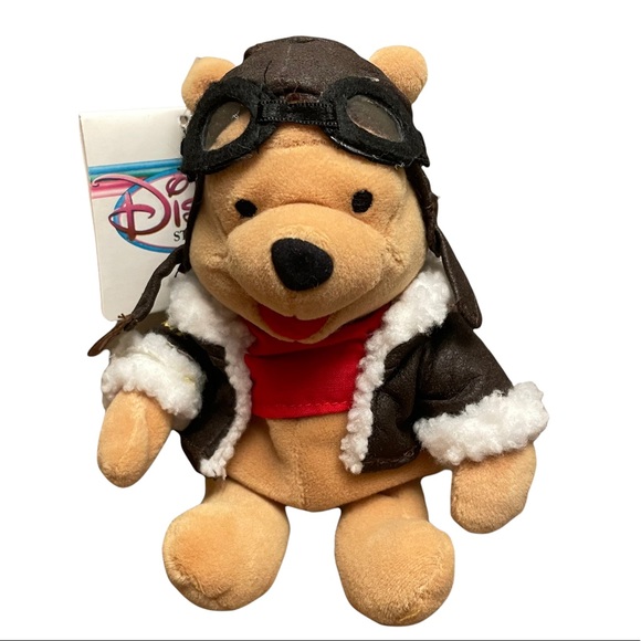 Disney | Other | Aviator Pilot Pooh Winnie The Pooh Disney Store Plush ...